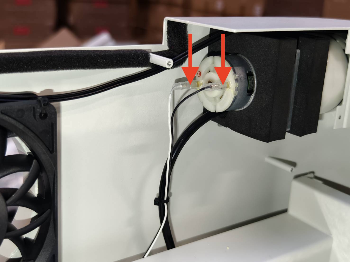 Ador - Guida alla sostituzione della pompa dell'aria – FLUX Help Center