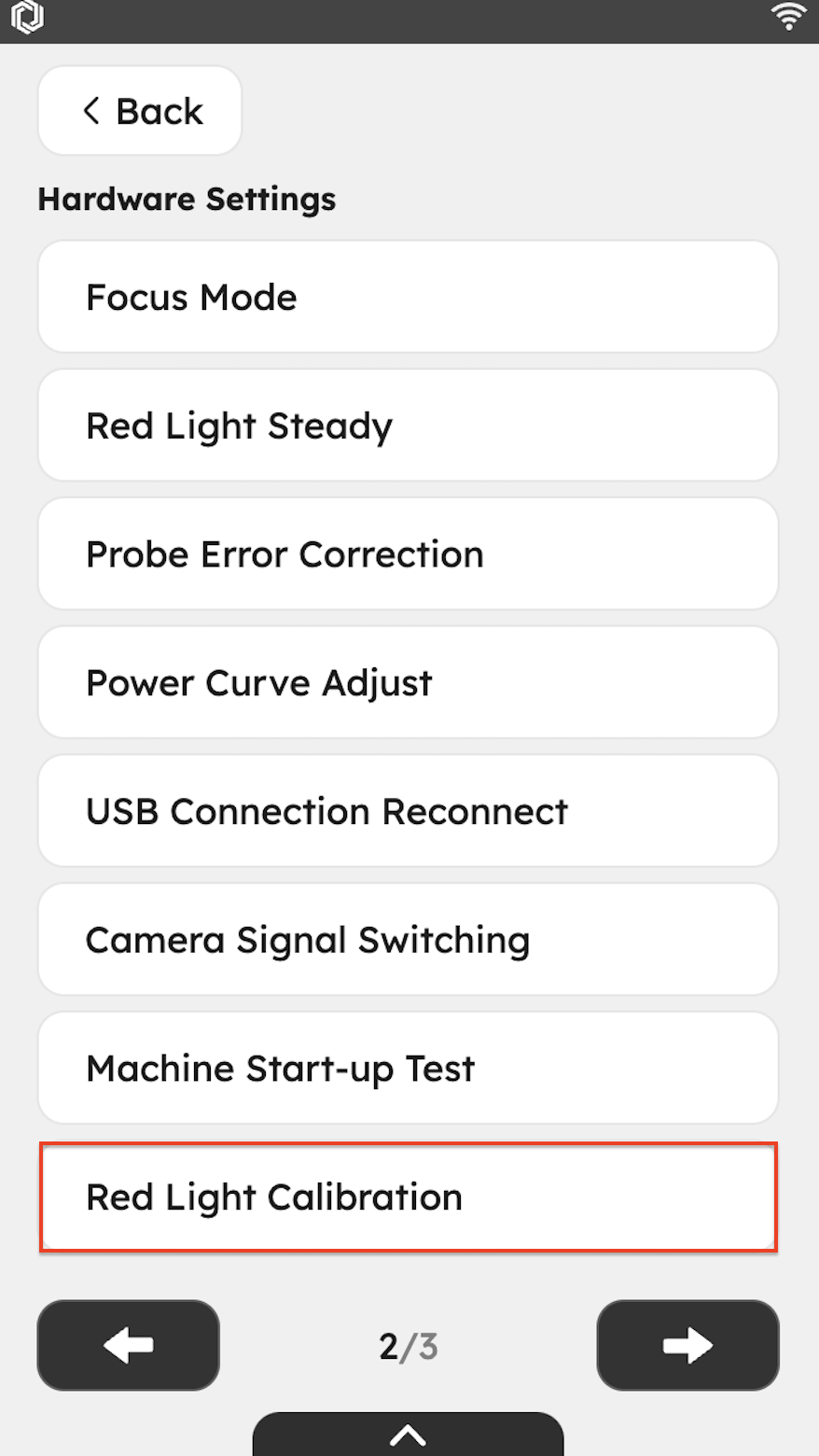 4-15 Red Light Calibration – FLUX Help Center