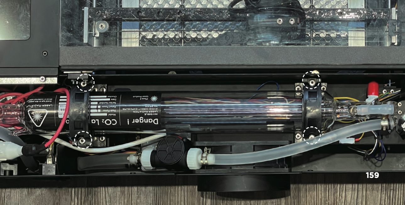 4-10 Laser Tube Replacement – FLUX Help Center