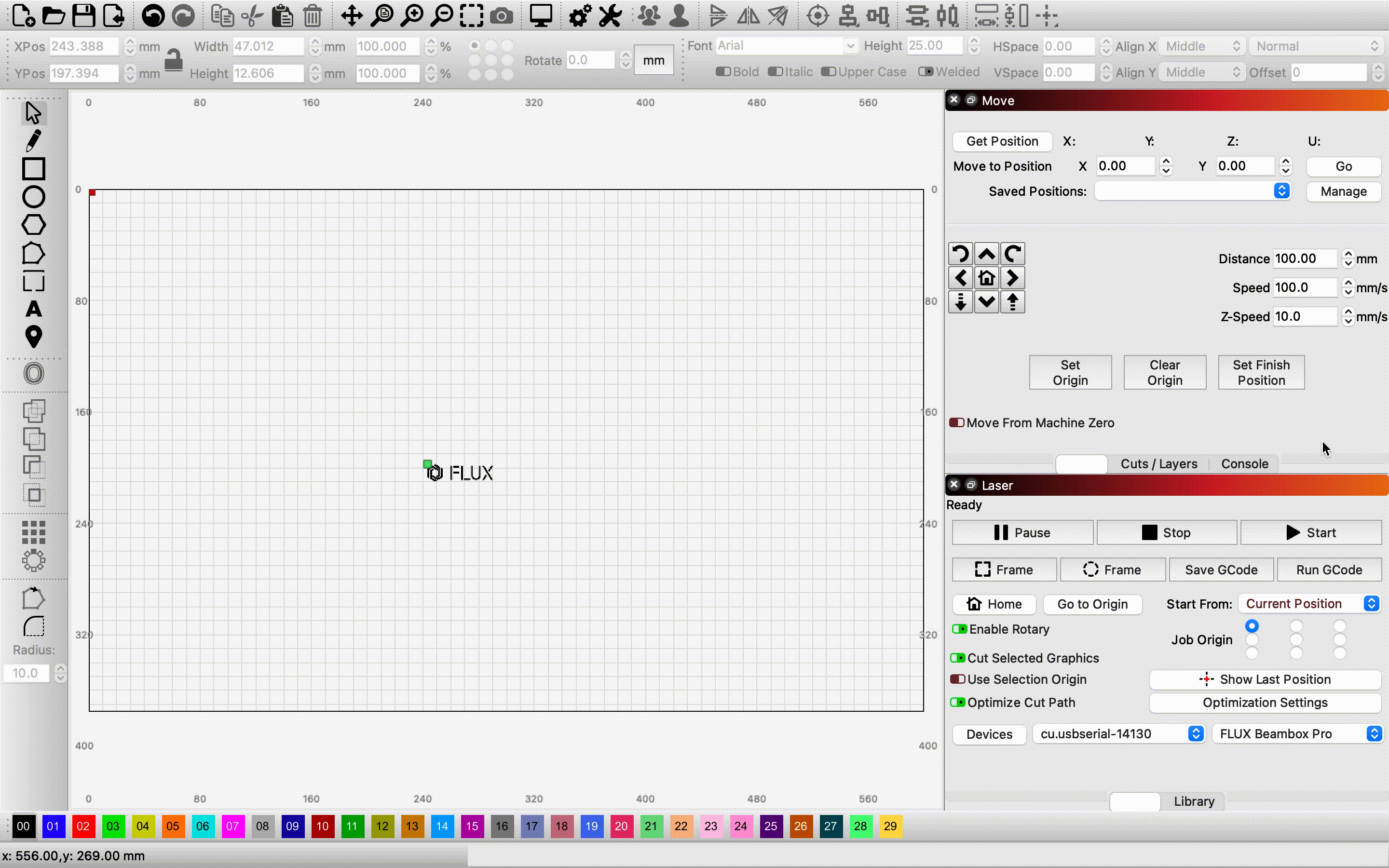 LightBurn Bridge Cable - Beambox (Pro) Rotary Module 2.0 – FLUX Help Center