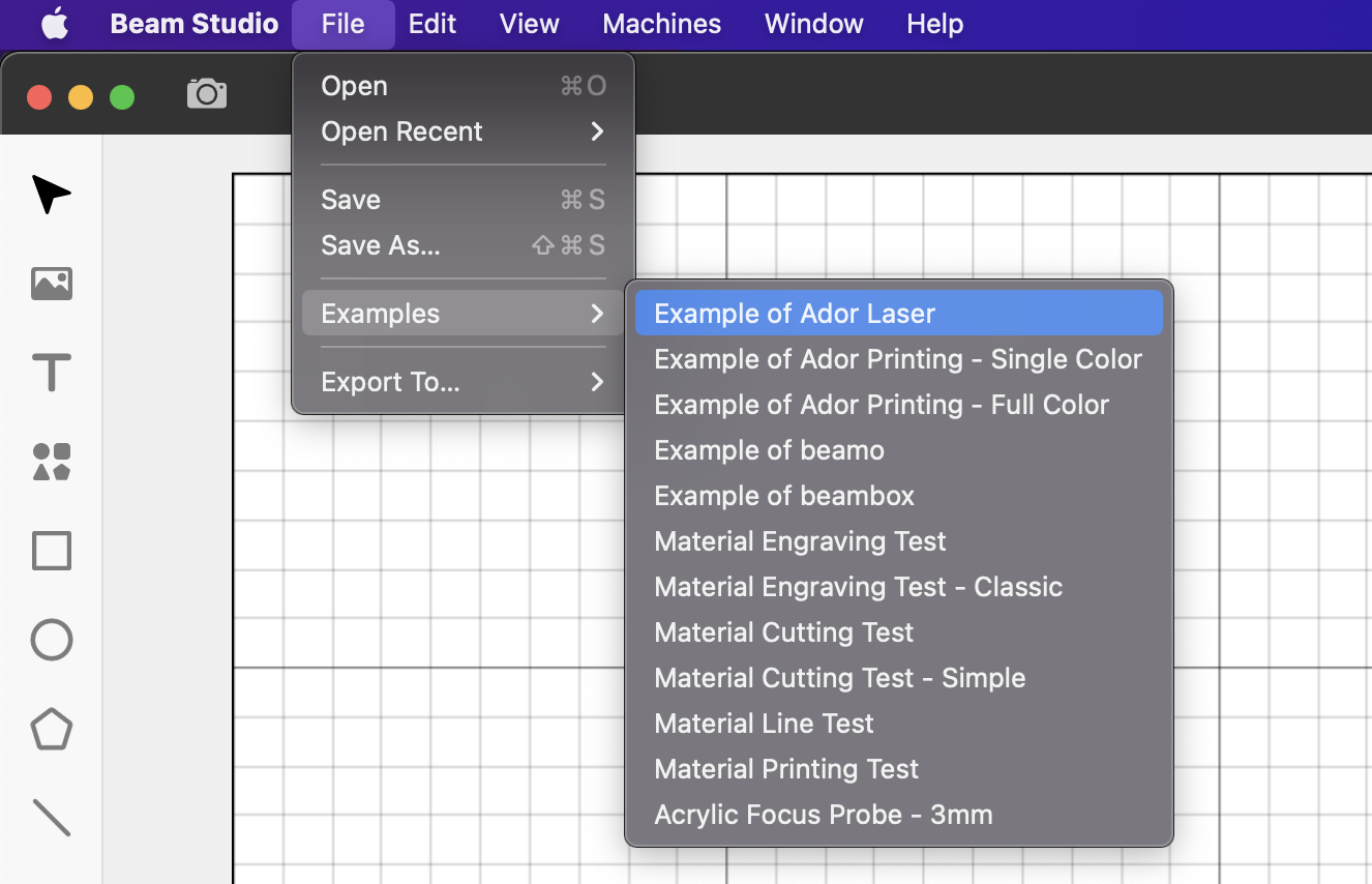 1-7 Loading Example Files – FLUX Help Center